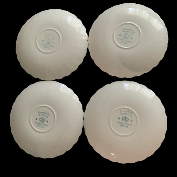 Johnson Brothers | Kitchen | 4 Johnson Bros Made In England Snowhite ...